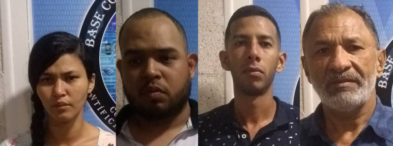 Detienen a cuatro presuntos miembros de la banda El Mauricio en Aragua