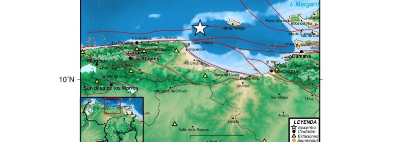 Removida en Caracas: Sismo de 3.9 al noroeste de Cabo Codera-Higuerote