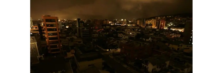 Reportan apagón general en Ecuador este 19 de junio de 2024