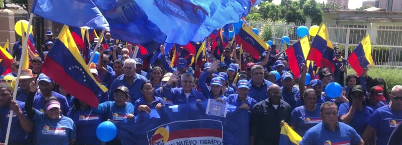 Militancia de UNT se movilizó en Ciudad Ojeda en respaldo a Edmundo ...