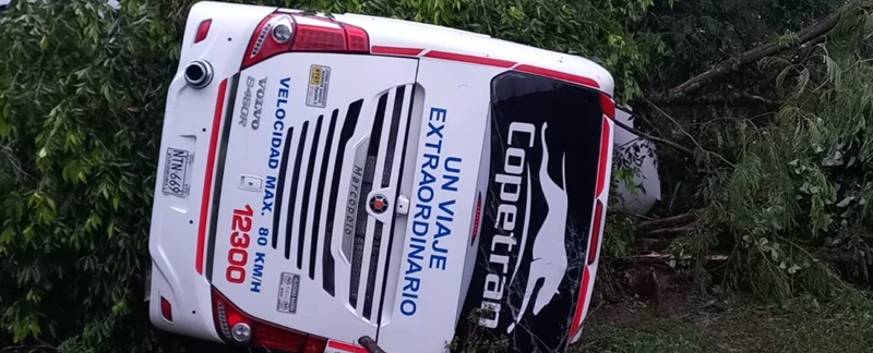 Varios venezolanos heridos en accidente de bus de la línea Copetran que ...