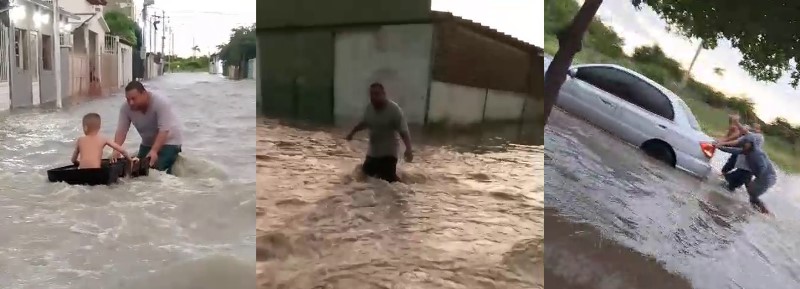 Sector Las Morochas de Ciudad Ojeda se inundó tras las fuertes lluvias ...