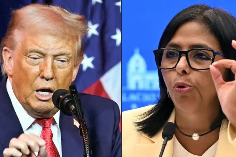 Delcy Rodríguez confirma llamada “larga y productiva” con Donald Trump